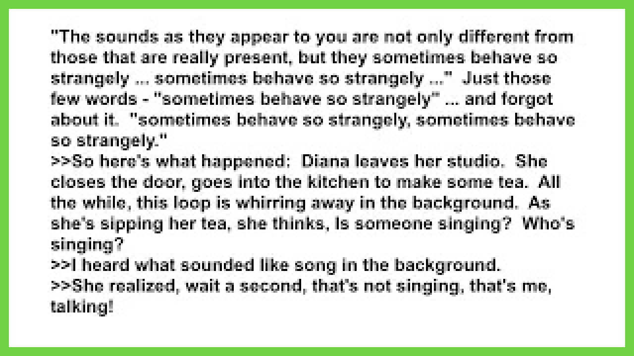 Musical Language - Rachel's English