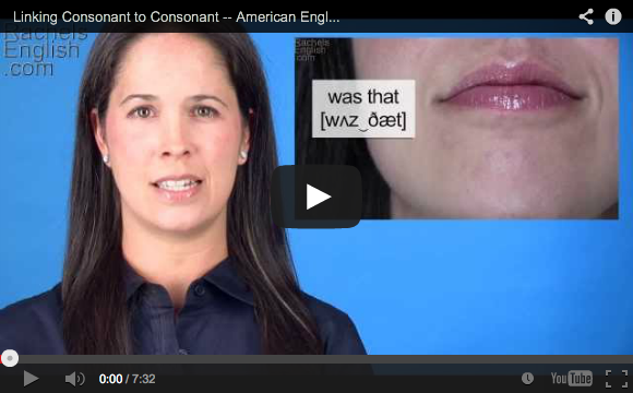 Linking Consonant to Consonant - Rachel's English