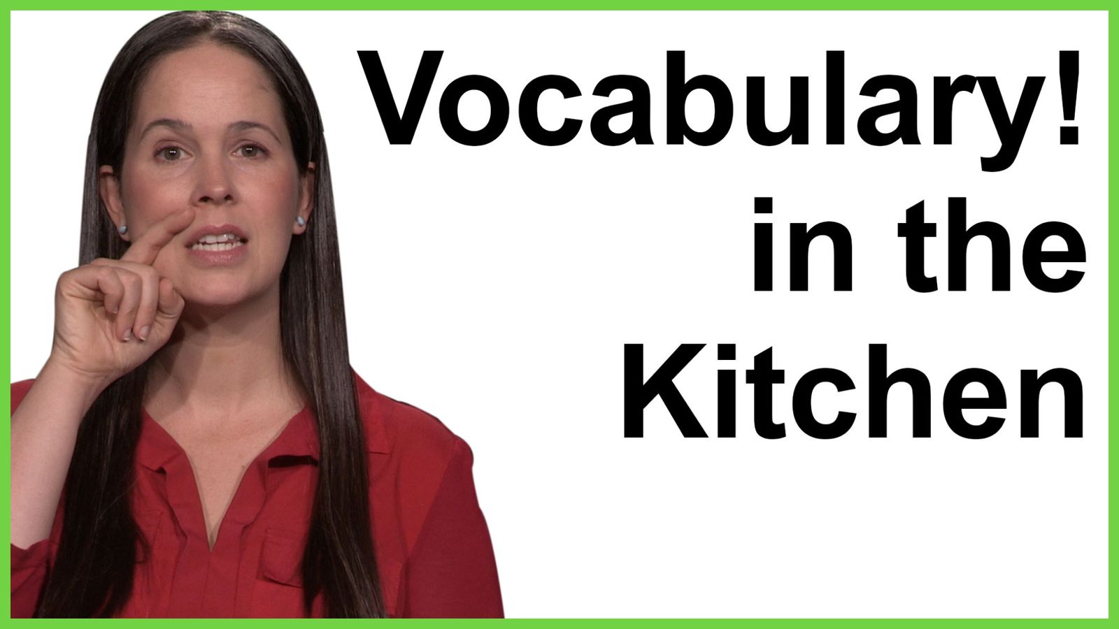 English Vocabulary in the Kitchen - Rachel's English