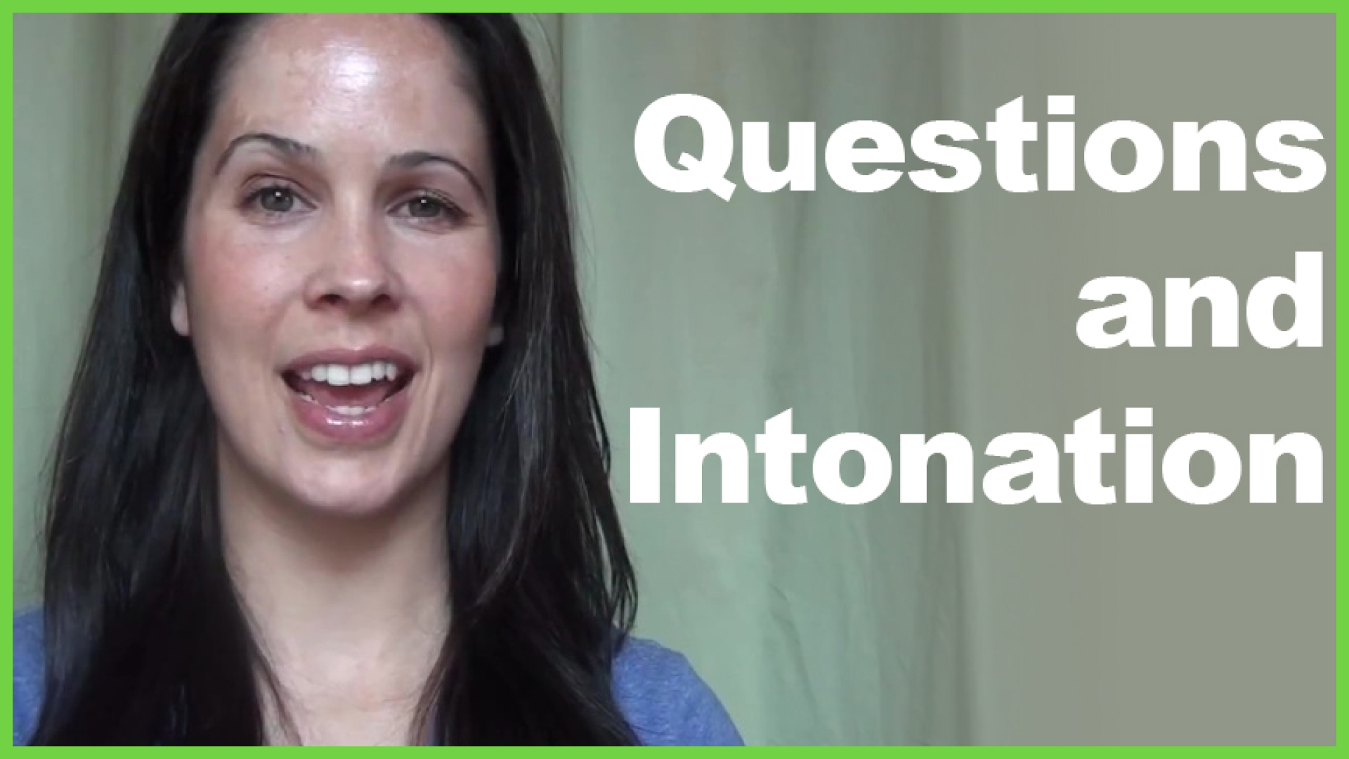 Questions and Intonation: Up or Down? - Rachel's English