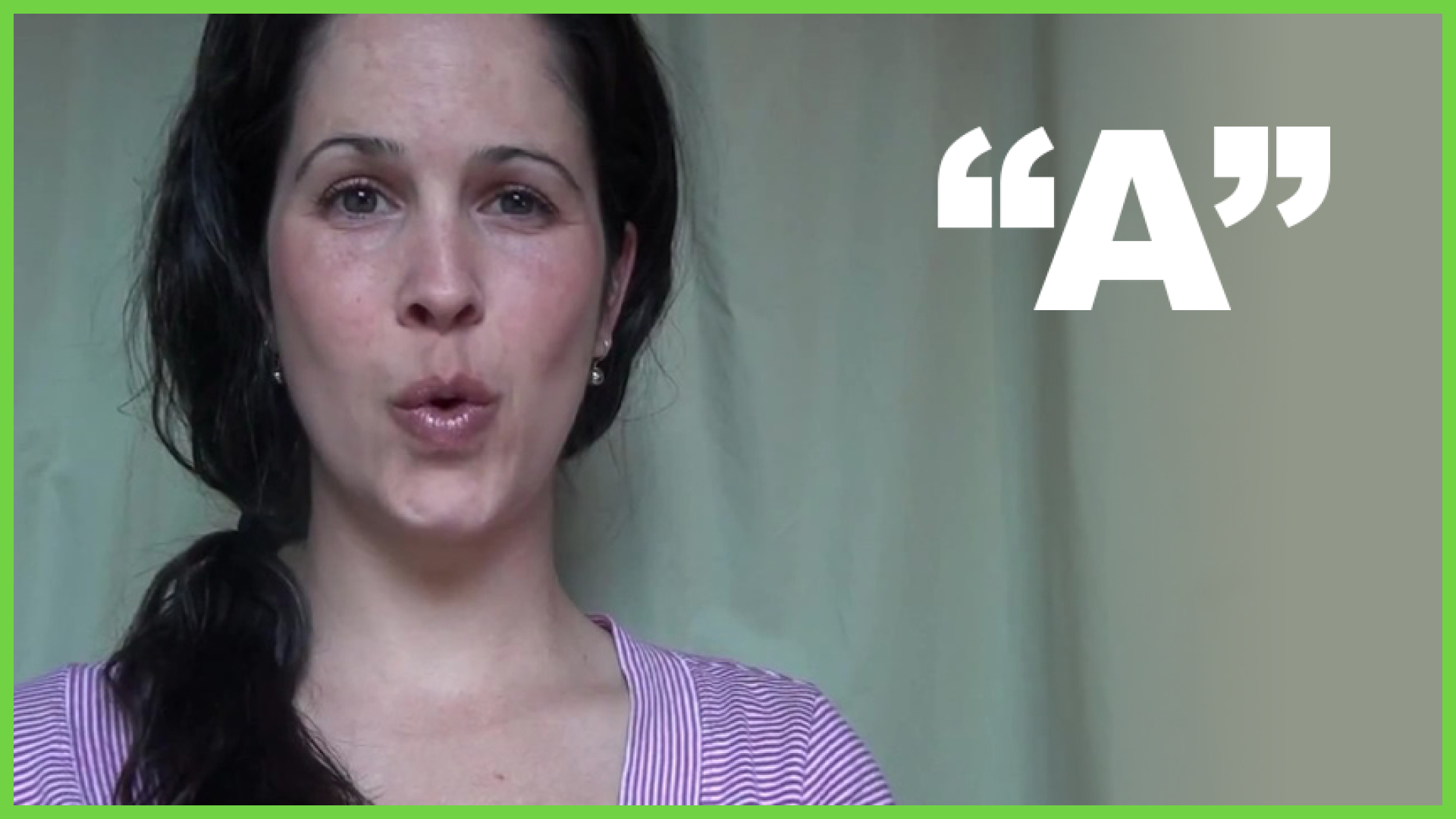 How to Pronounce the Letter A - Rachel's English