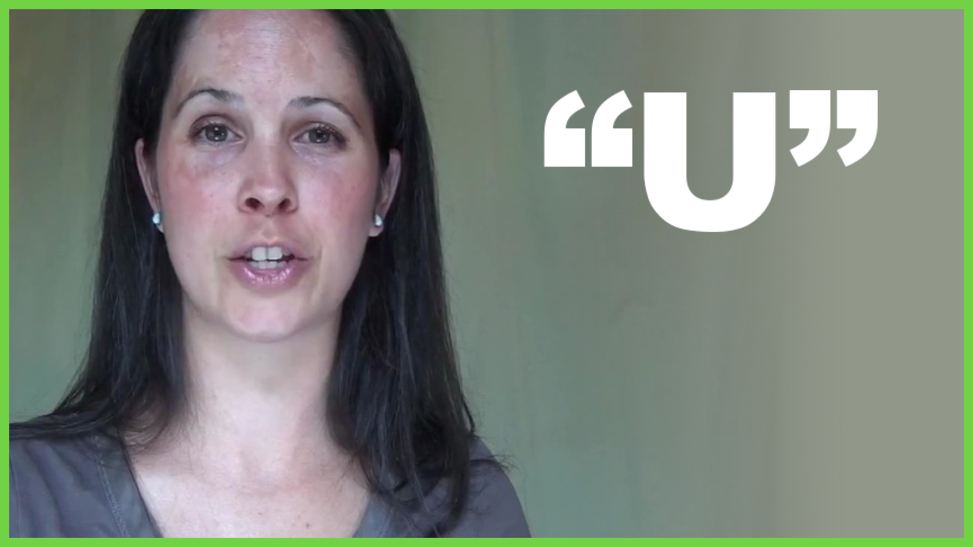 How to Pronounce the Letter U - Rachel's English