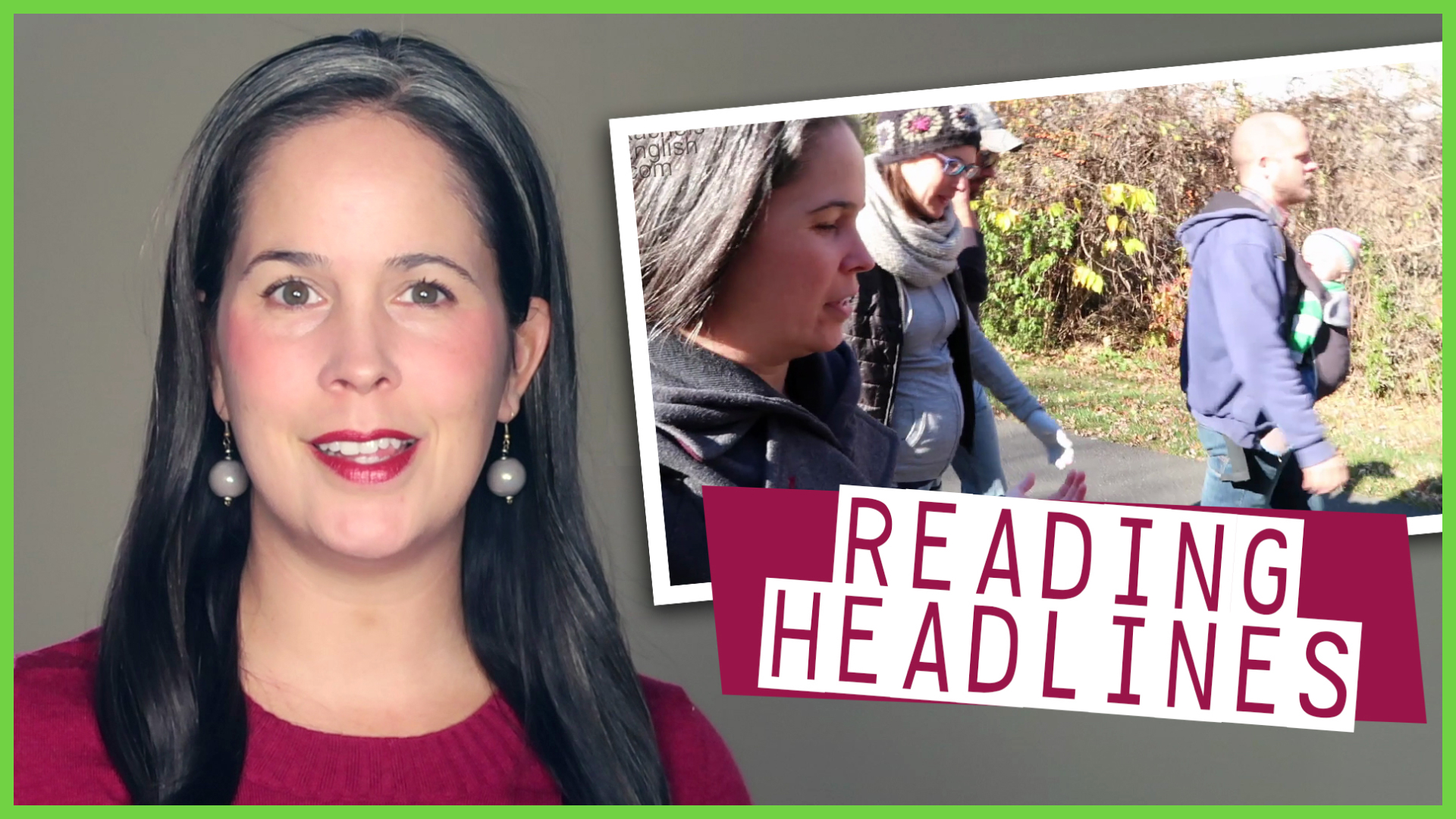 ENGLISH CONVERSATION - READING HEADLINES