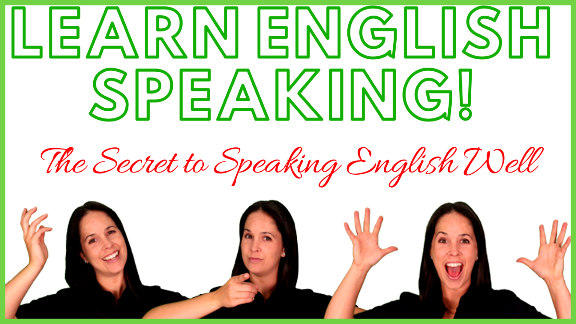 Learn English Speaking | EXACTLY How to Improve Conversation with ...